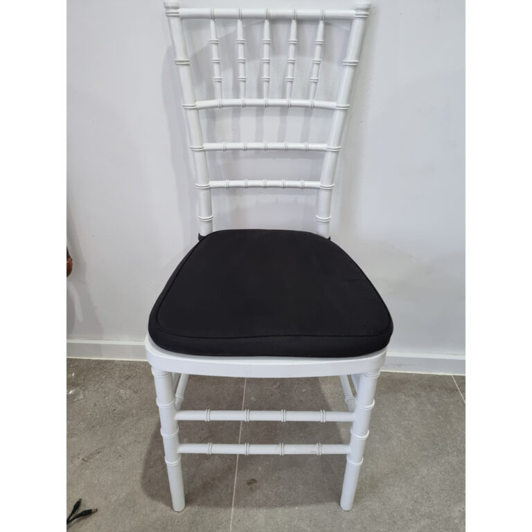 White Pipee Plastic Chair - Bargain Party Hire