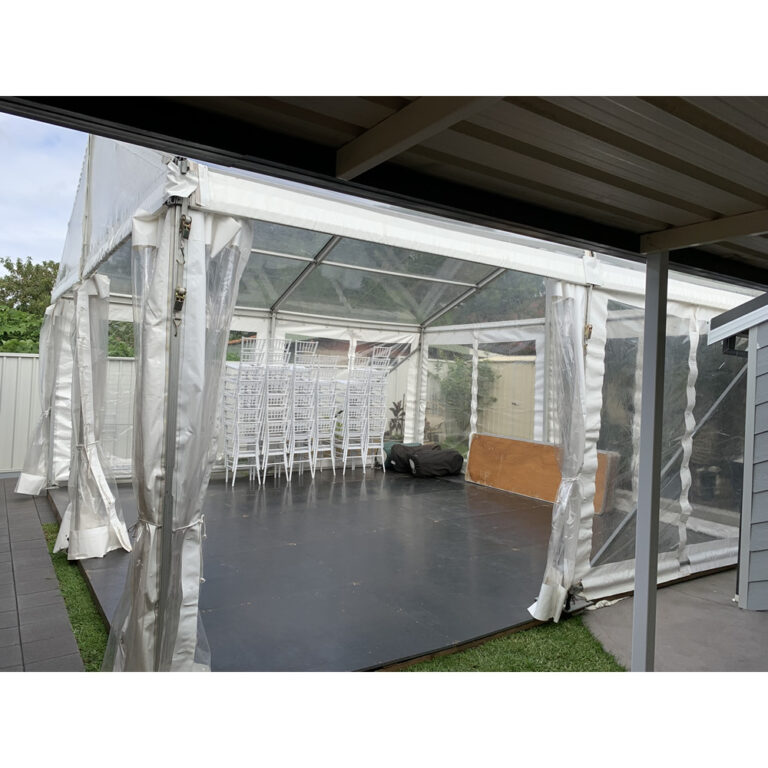 6m x 6m Clear Marquee - Bargain Party Hire