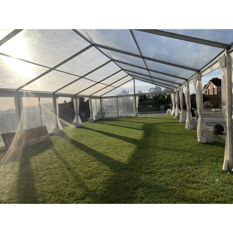 8m x 18m Clear Framed Marquee - Bargain Party Hire