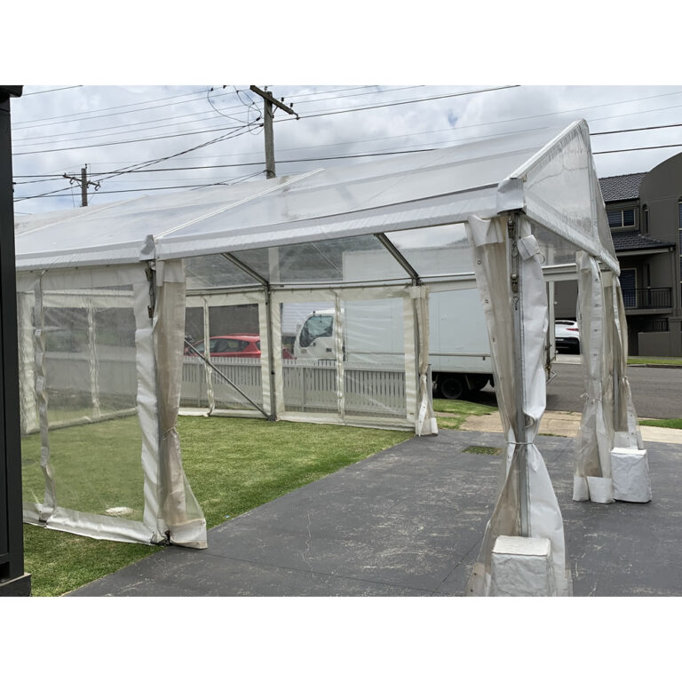 6m x 9m Clear Marquee - Bargain Party Hire