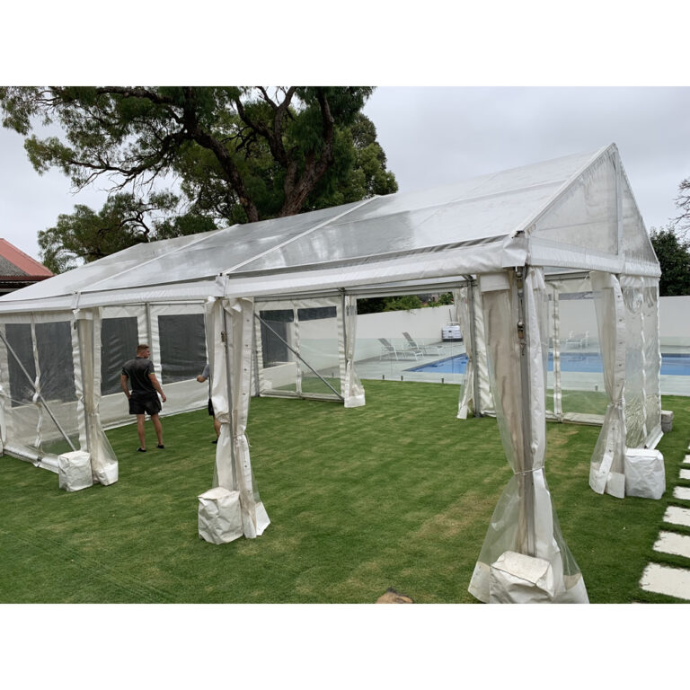 6m x 9m Clear Marquee - Bargain Party Hire