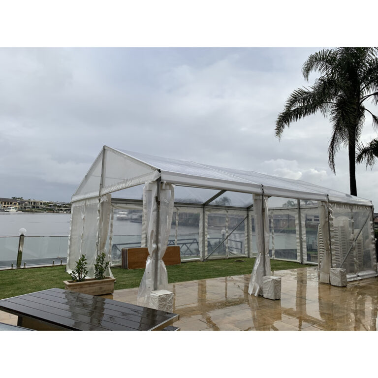 6m x 9m Clear Marquee - Bargain Party Hire