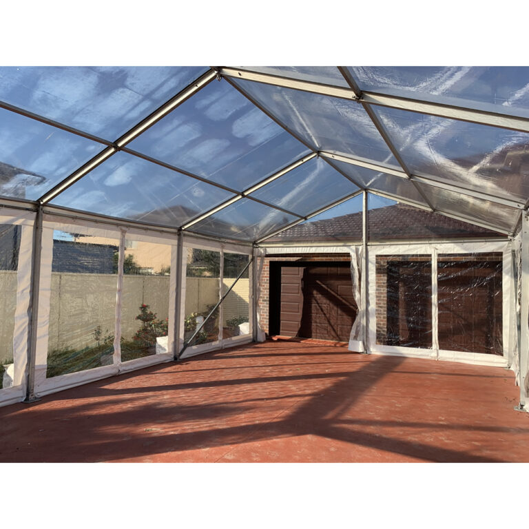 6m x 9m Clear Marquee - Bargain Party Hire